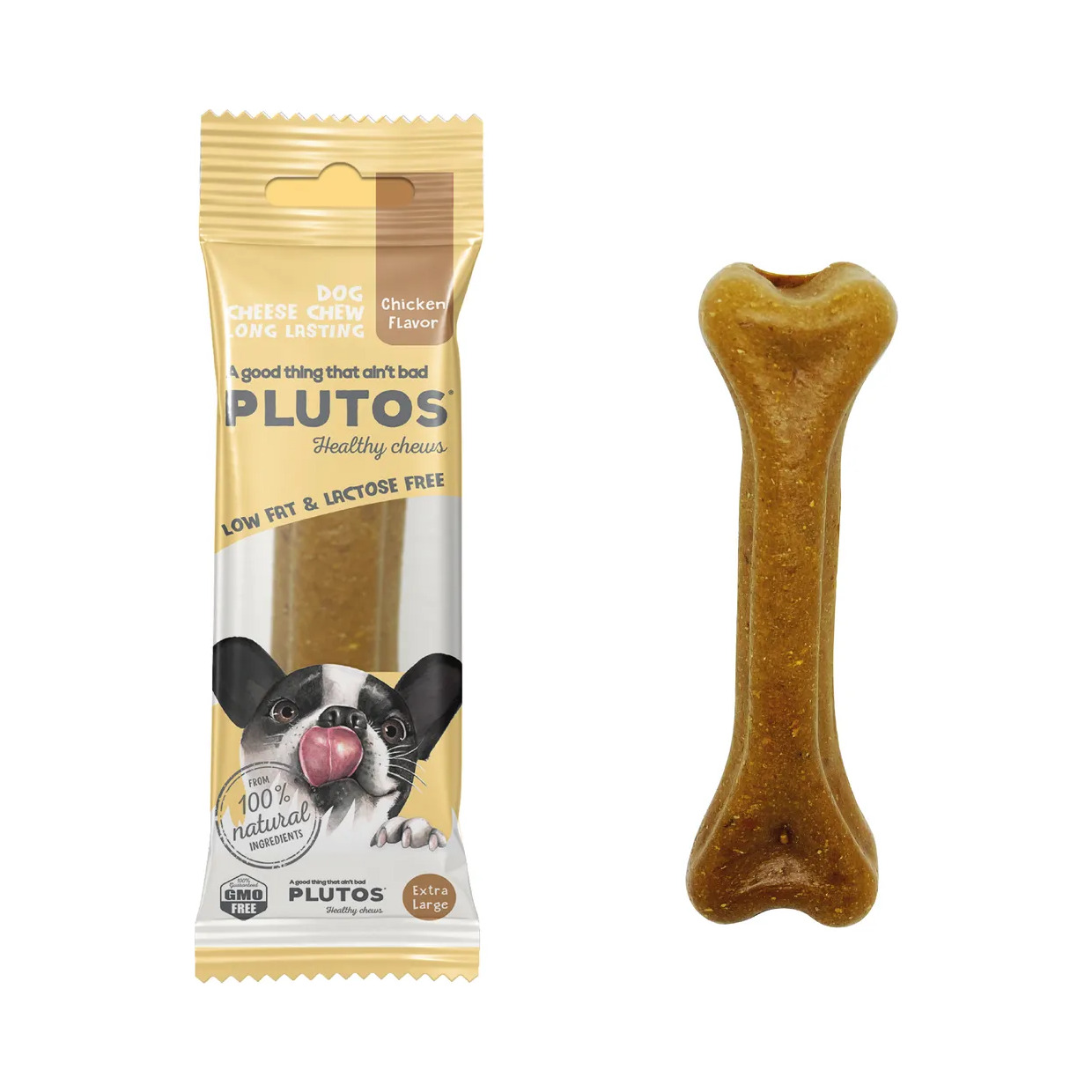 Kaufen Sie Plutos Käse & Huhn Hundekauartikel | Tinybuddy